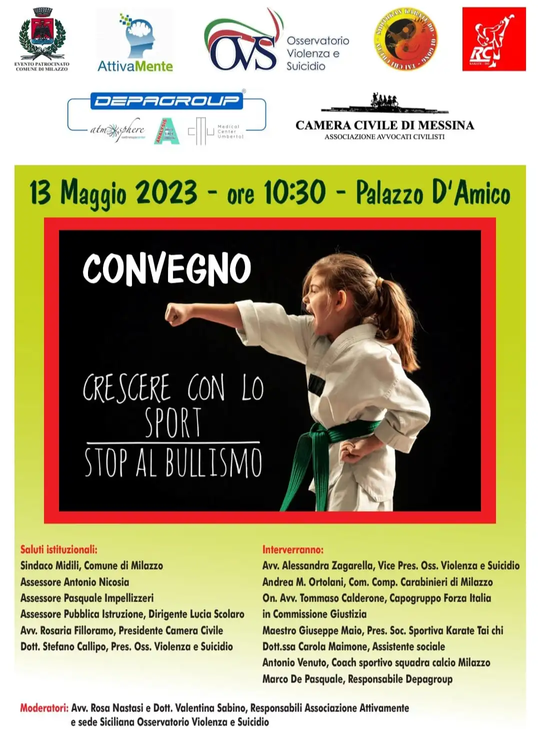 Comune di Milazzo - Giornata contro il Bullismo 2023